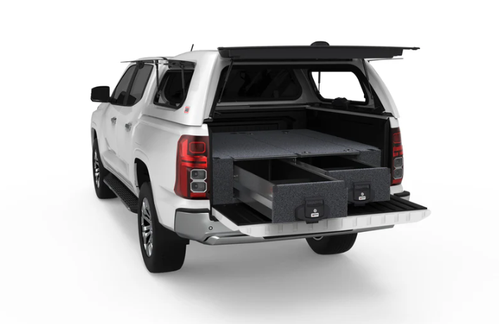 Mitsubishi Triton (2024-2026) MV 4WD Interiors Fixed Floor Drawers ...