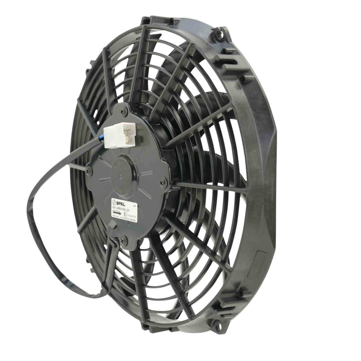 SPAL Universal Fan 10" Fan Skew Blade Pull 12V (708CFM) (52mm Deep ...