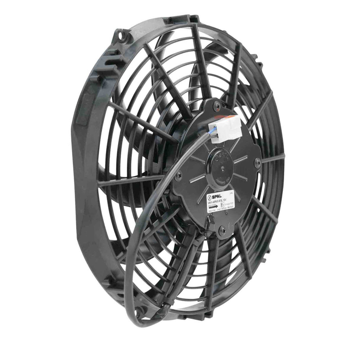 SPAL Universal Fan 10" Fan Skew Blade Push 12V (708CFM) (52mm Deep ...