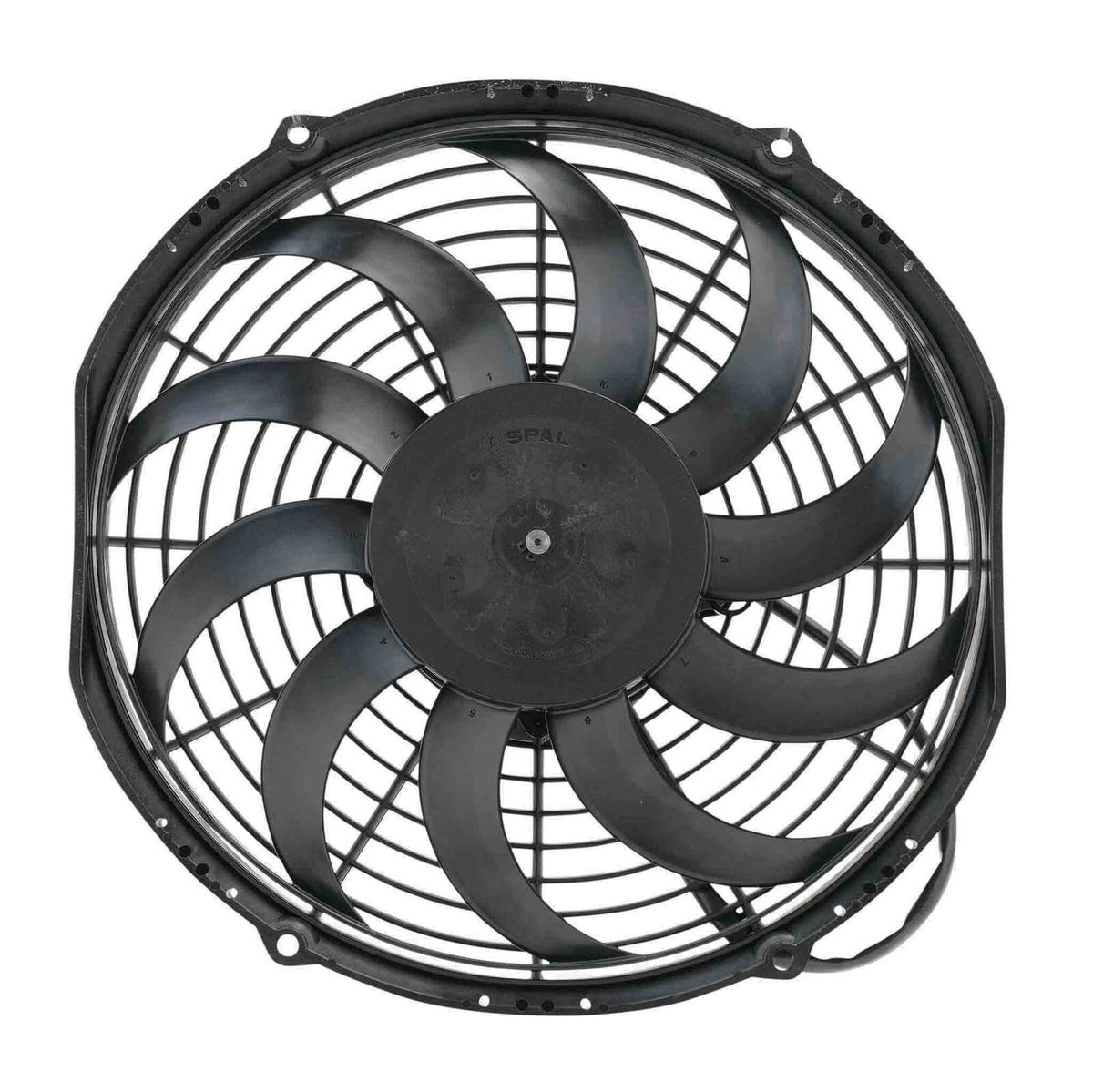 SPAL Universal Fan 11" Fan Skew Blade Push 12V (832CFM) (52mm Deep ...
