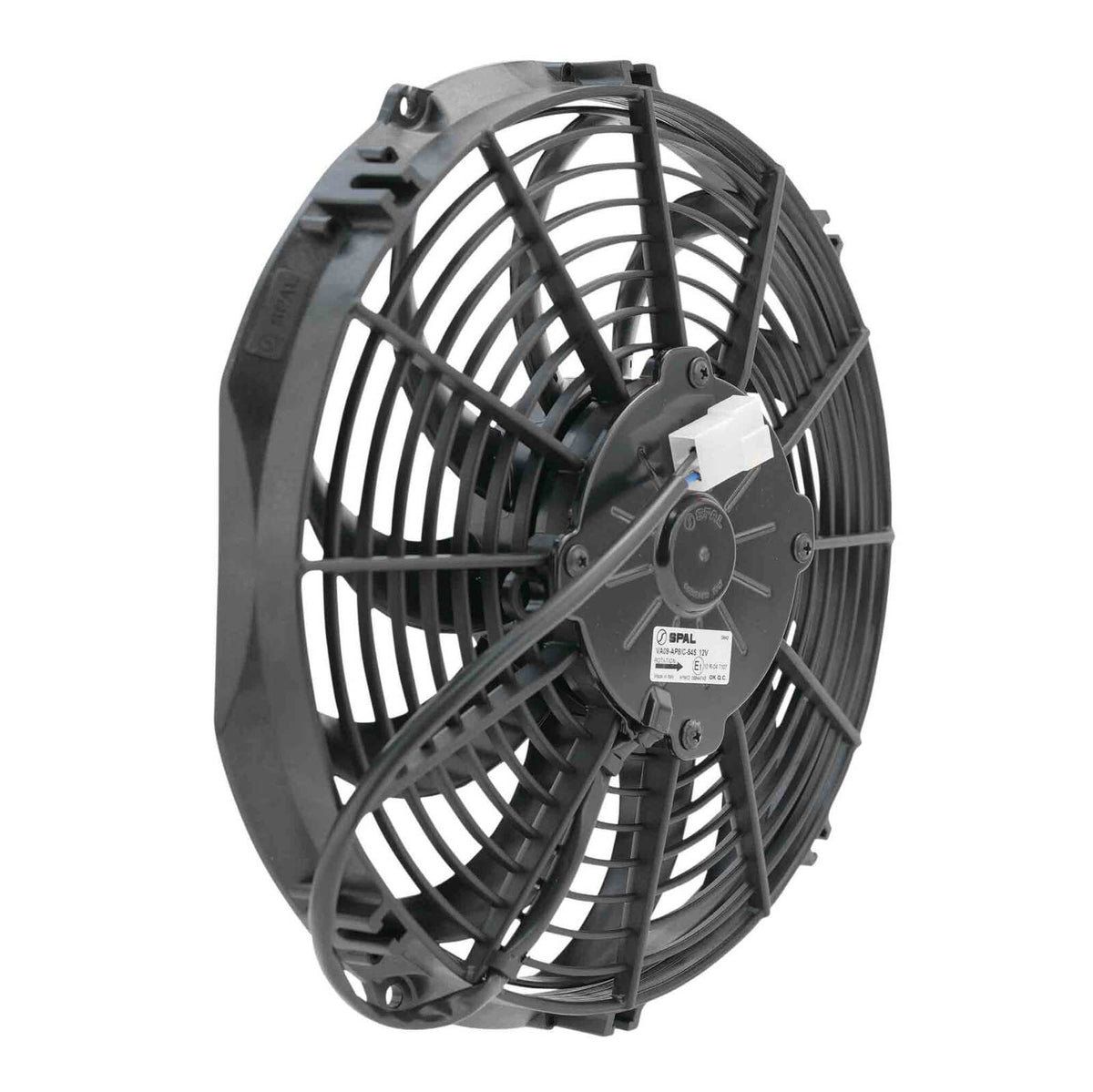 SPAL Universal Fan 11" Fan Skew Blade Push 12V (832CFM) (52mm Deep ...