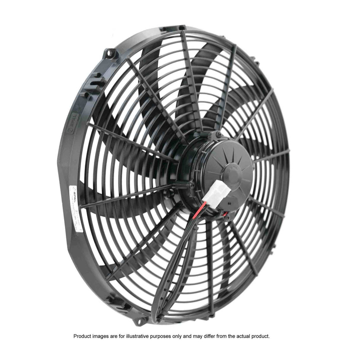 SPAL Universal Fan 14" Fan Skew Blade Push 12V (1841CFM) (89mm Deep ...