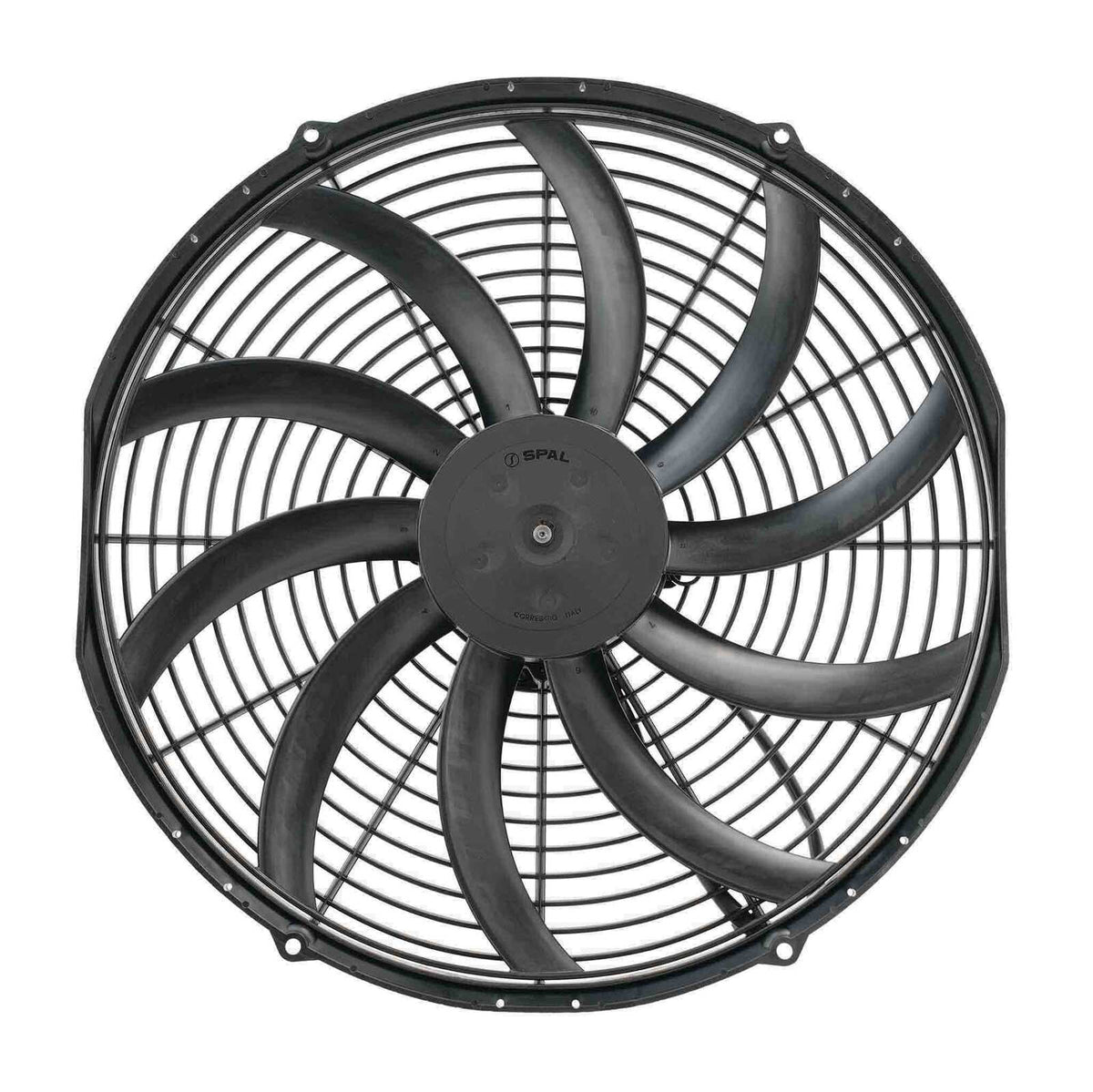 SPAL Universal Fan 16" Fan Skew Blade Pull 12V (2024CFM) (88mm Deep ...