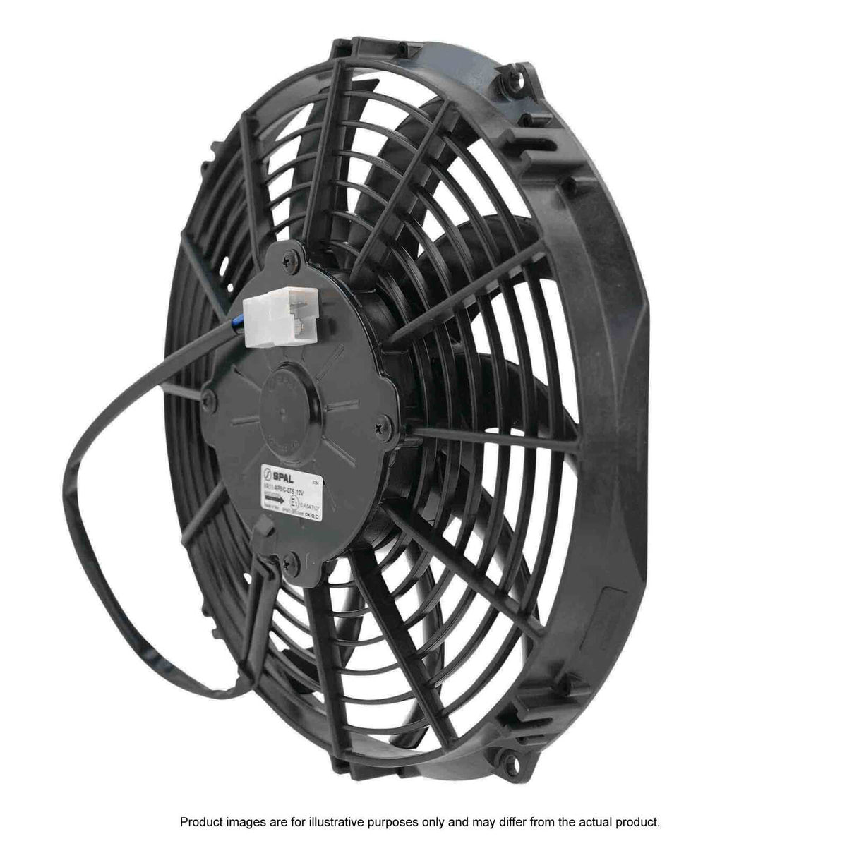 SPAL Universal Fan 16" Fan Straight Blade Push 12V (1505CFM) (62mm Dee ...