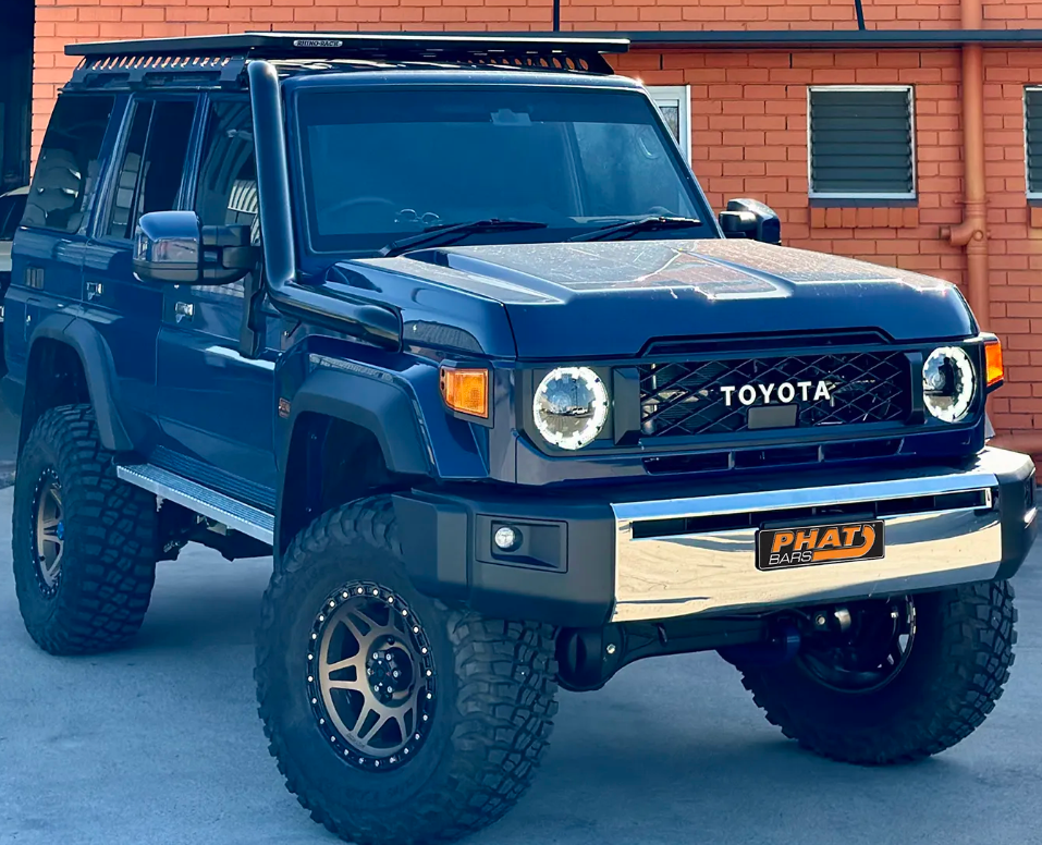 Toyota Landcruiser 76 Series (2024-2026) VDJ/GDJ Phat Bars 4" Stainles ...