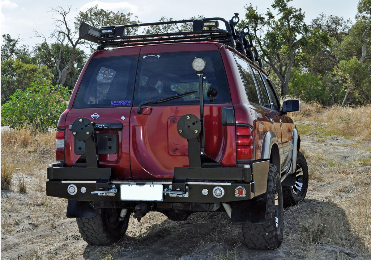 GU Patrol Rear Bar | Nissan Patrol (2004-2015) GU Series 1-4 Rear Bar ...