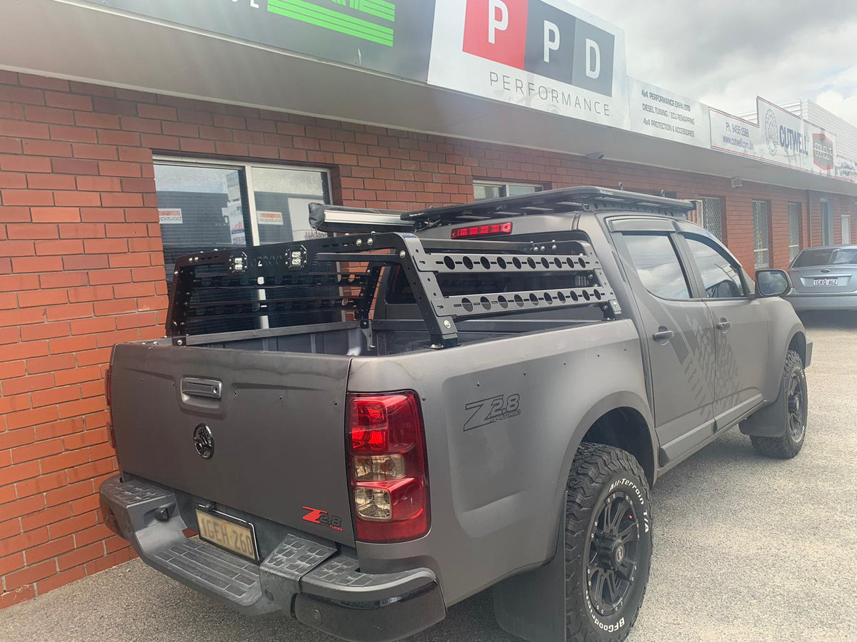 Holden Colorado (2012-2020) OzRoo Tub Rack - Half Height & Full Height ...