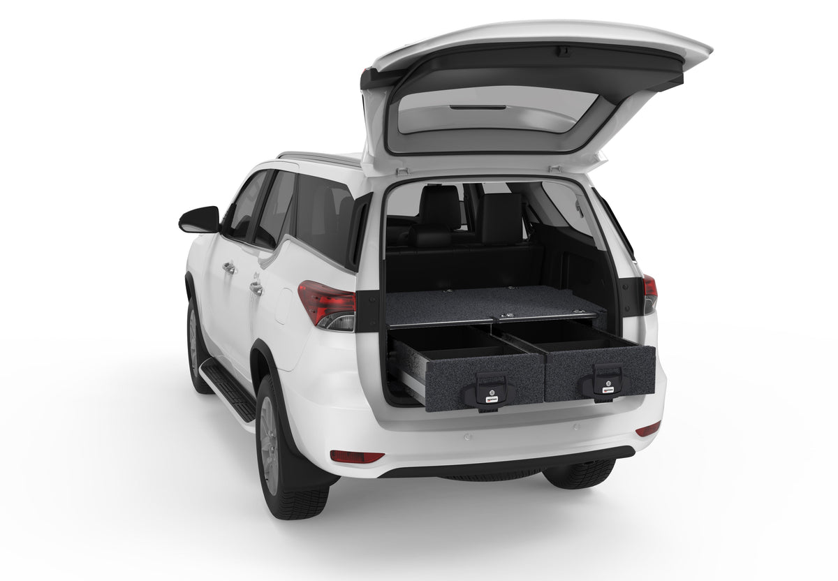 Toyota Fortuner (2015-2025) 4WD Interiors Fixed Floor Drawers – Canyon ...