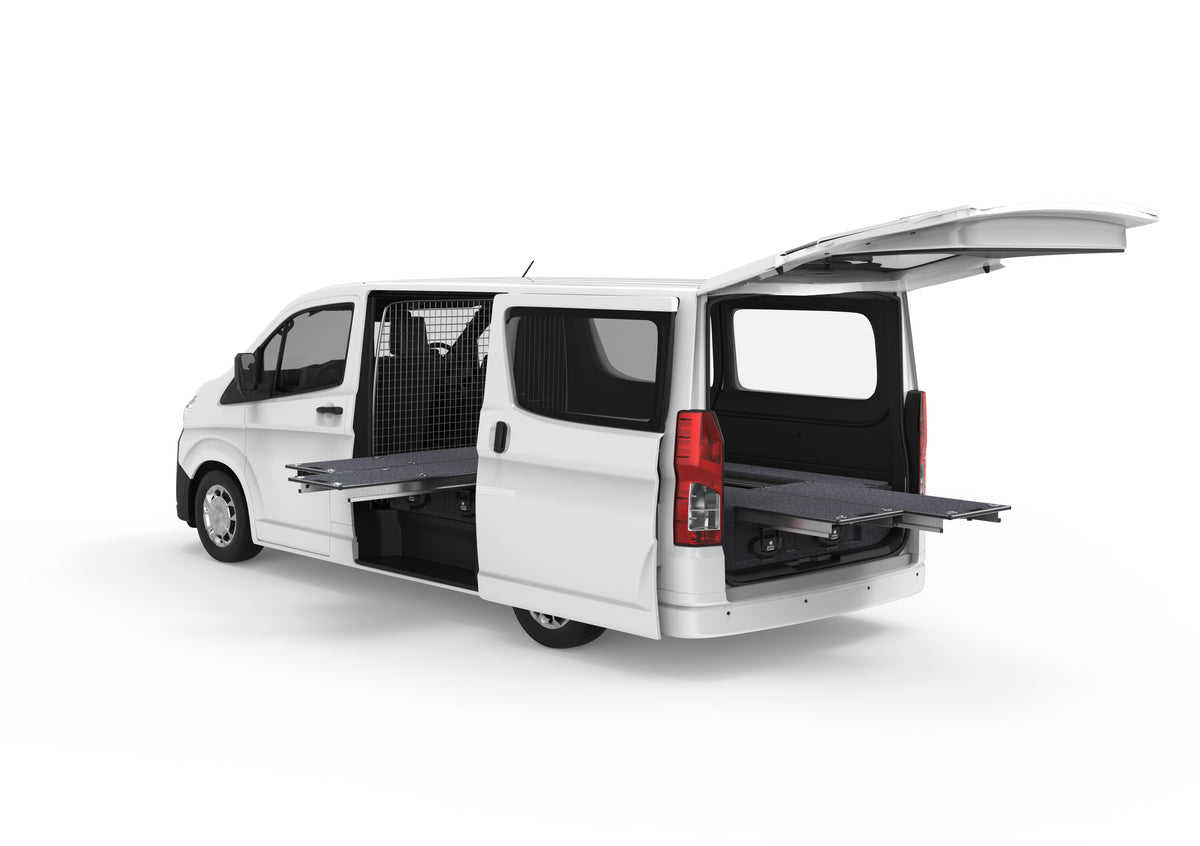 Toyota Hiace (2019-2025) Full Van 4WD Interiors Dual Roller Floor Side ...
