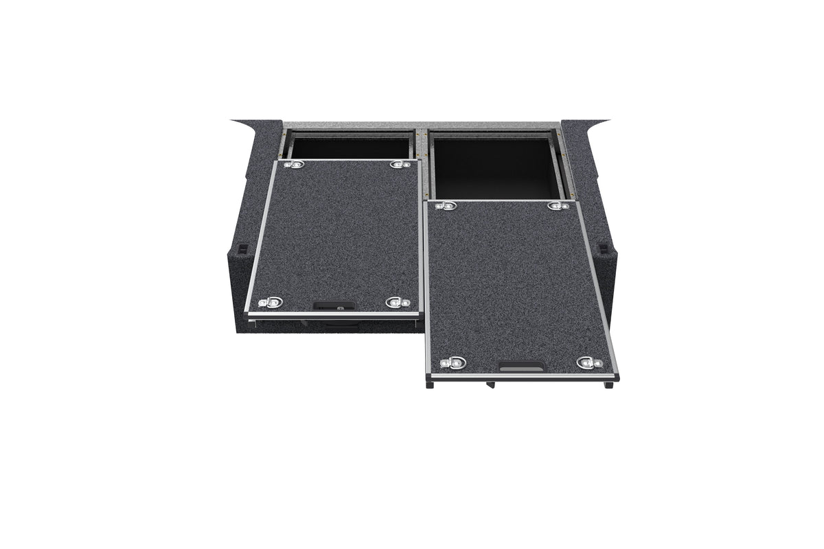 Ford Everest (2016-2022) 4WD Interiors Dual Roller Floor Drawers Wagon ...