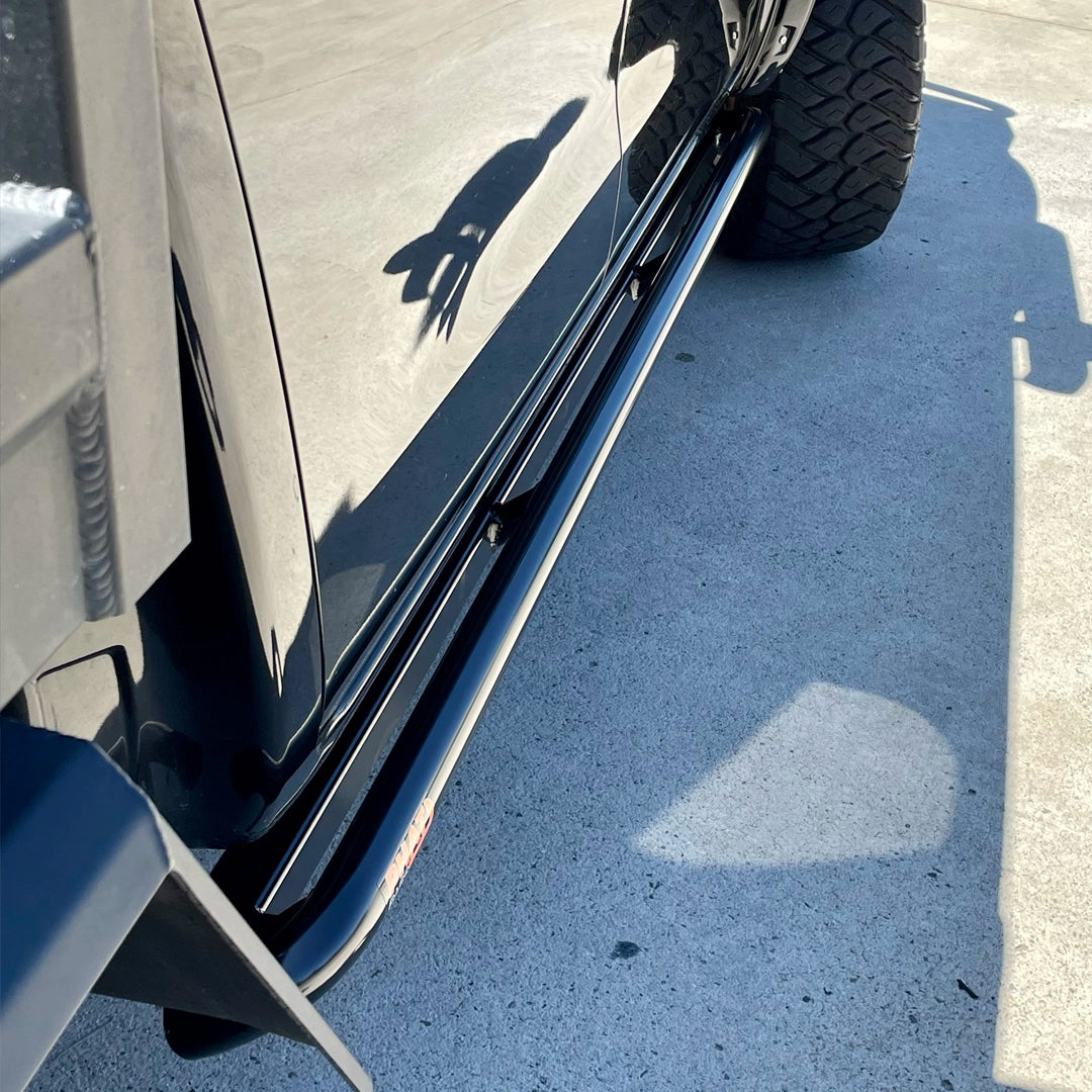 Nissan Navara (2015-2025) NP300 D23 (FLAT) Phat Bars Rock Sliders/Side ...