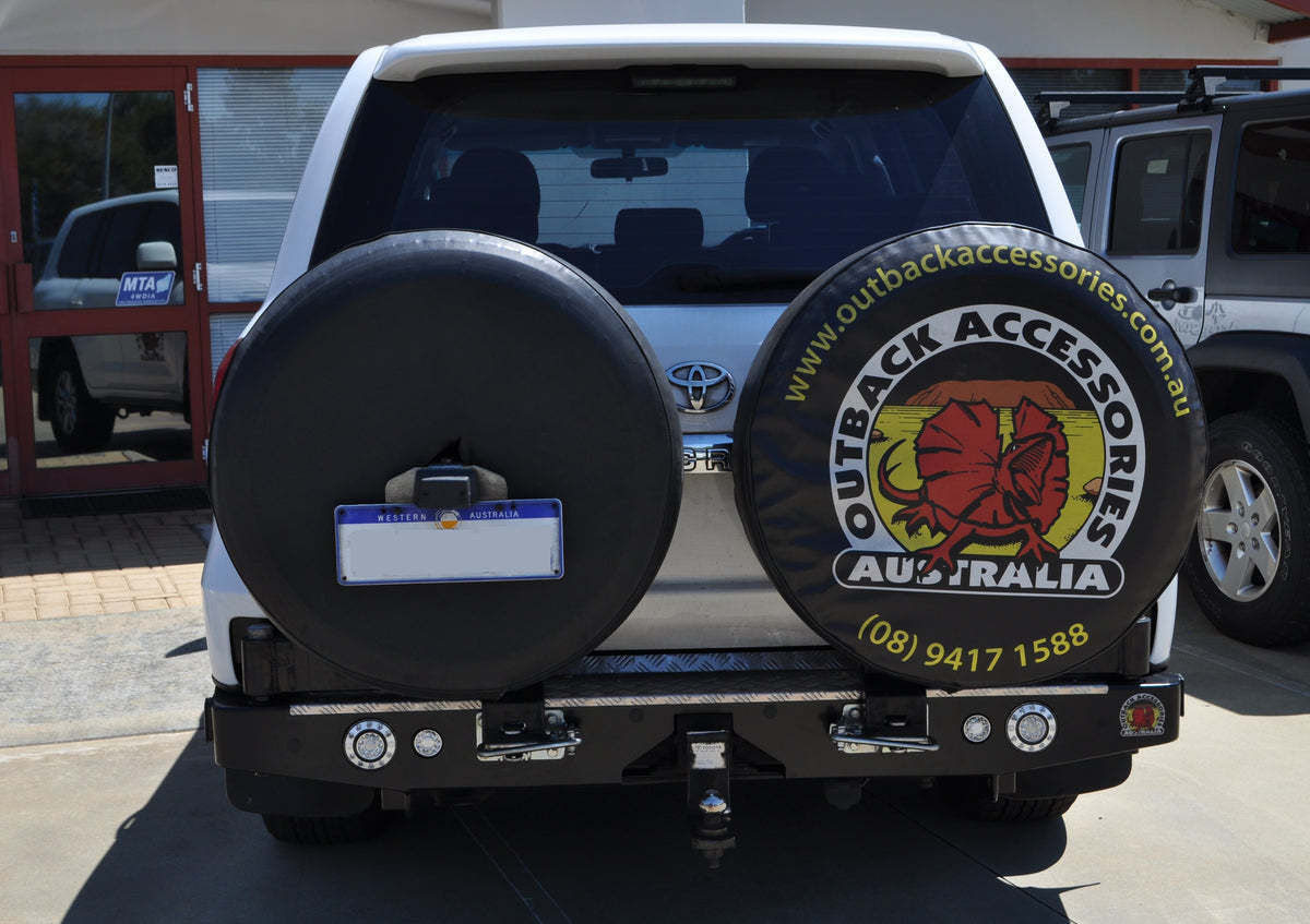 Toyota Landcruiser 200 Series (2007-2015) Outback Accessories Rear Bar ...